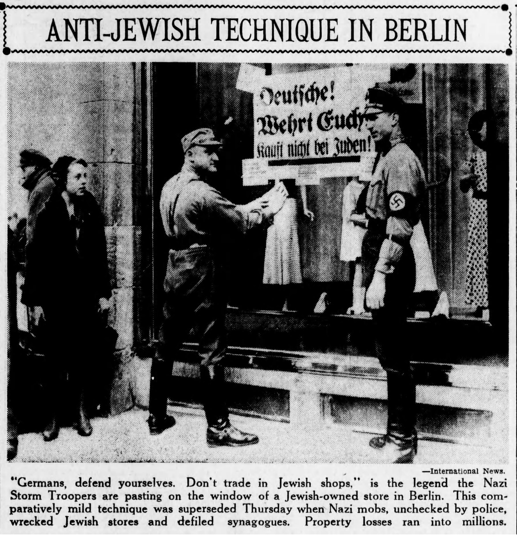 The Boycott of Jewish Businesses :: Consider The Source Online